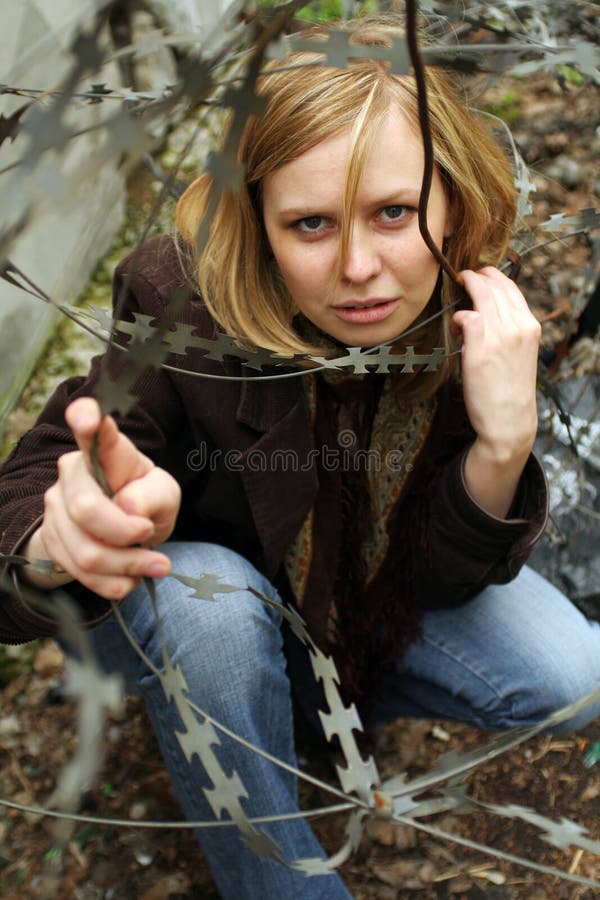 Victim stock image. Image of fashion, portrait, look, lonely - 2466215