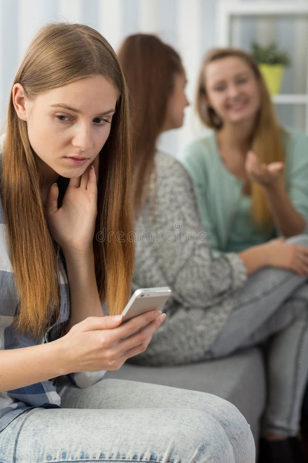 Victim of gossip worried stock photo. Image of laptop - 58228032