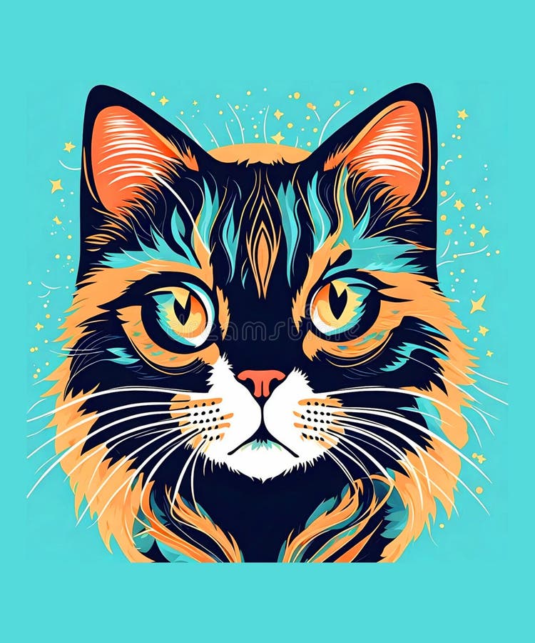 Victor Cat Images Logo Photo Ai Generator Stock Illustration ...