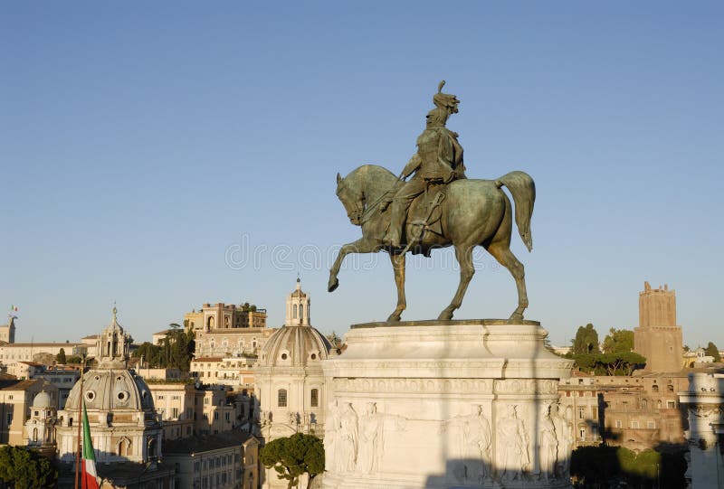 Victor Emmanuel stock photo. Image of europe, della, rome - 16909036