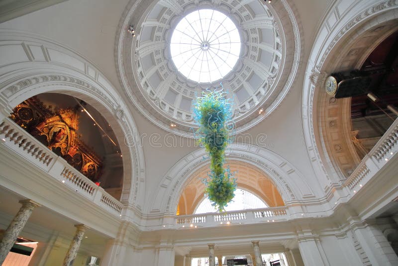 Victoria and Albert Glass Exhibition Room Editorial Image - Image of ...