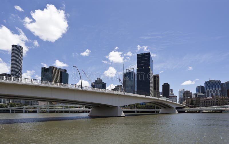 Victoria Bridge in Brisbane Editorial Stock Image - Image of north ...