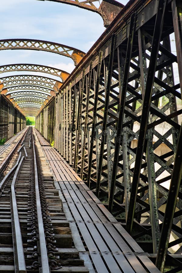 Victoria Bridge, a River Metal Railway, Kuala Kangsar Stock Image ...
