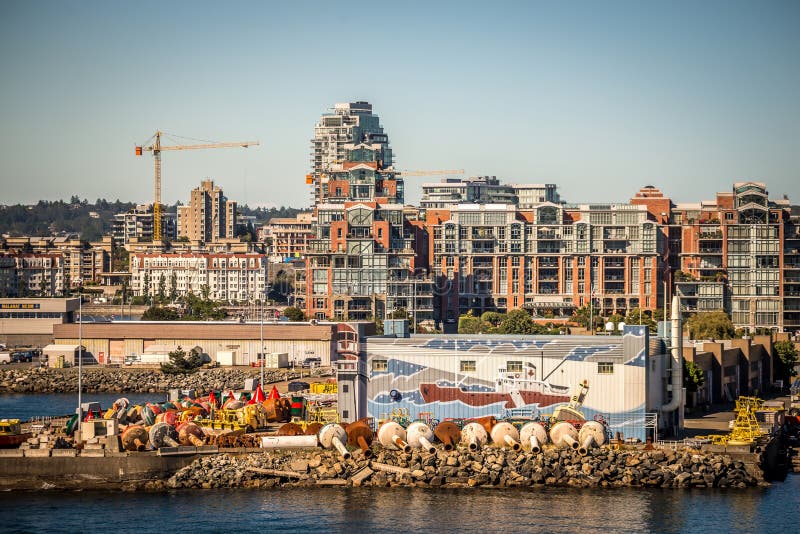 Victoria British Columbia Canada Scenery in June Editorial Photography ...