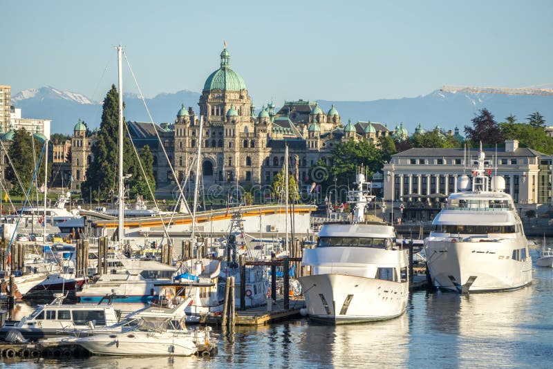 Victoria British Columbia Canada Scenery in June Editorial Photography ...