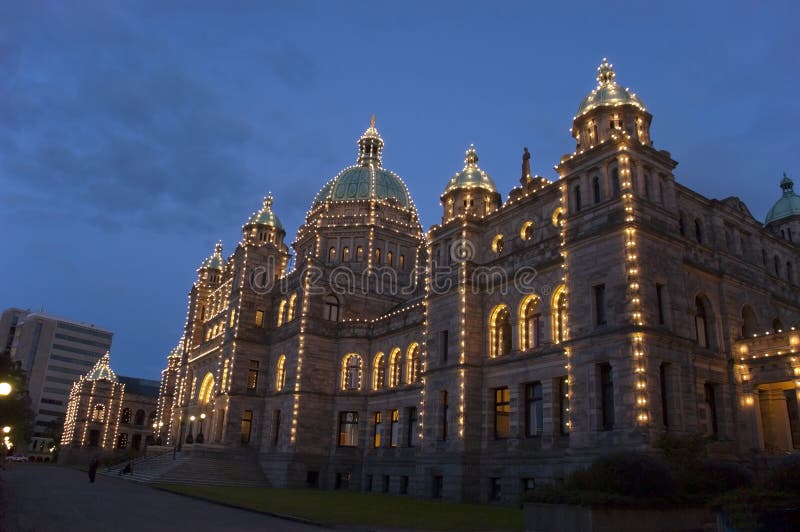 Victoria British Columbia Parliament Building Stock Photo - Image of ...