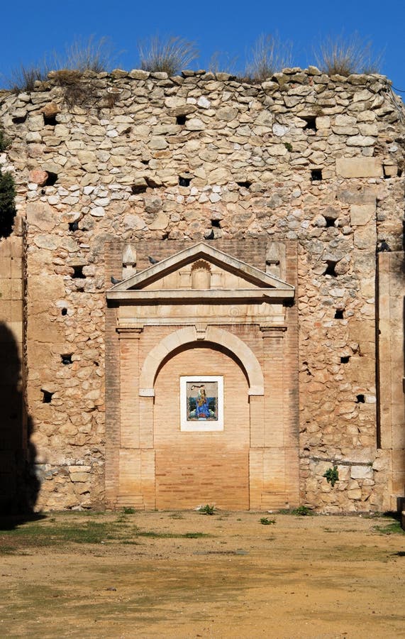 Victoria Church Ruin, Estepa, Spain. Stock Photo - Image of religion ...