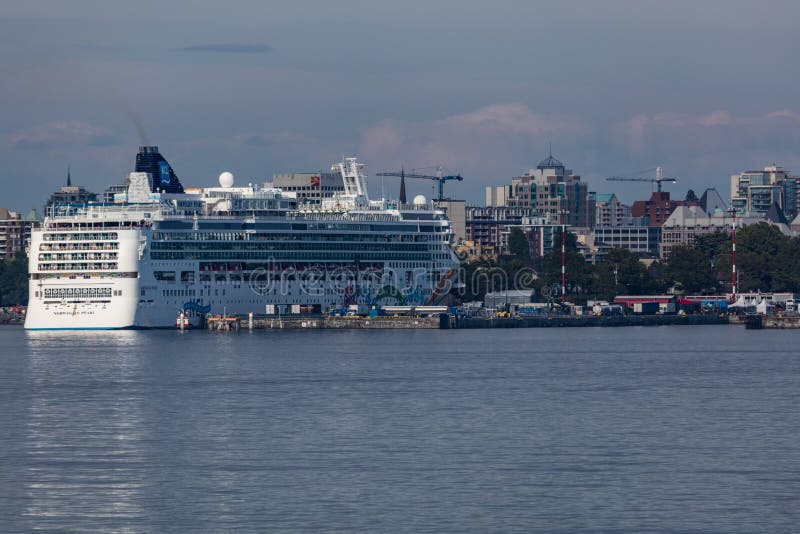 Victoria Cruise Ship editorial photo. Image of mural - 75142716