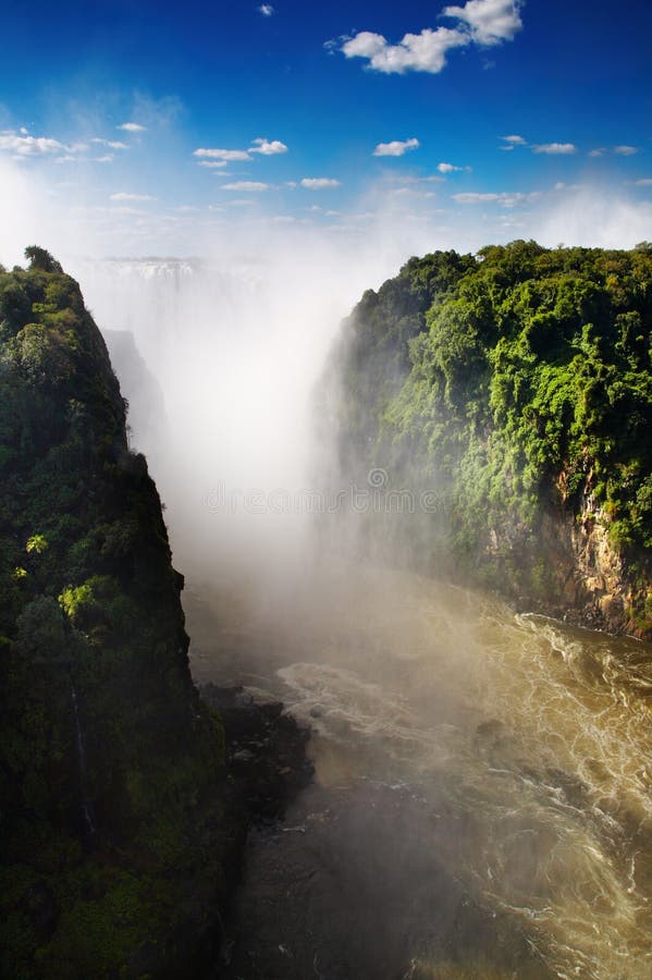 Victoria Falls stock photo. Image of jungle, extraordinary - 6126134
