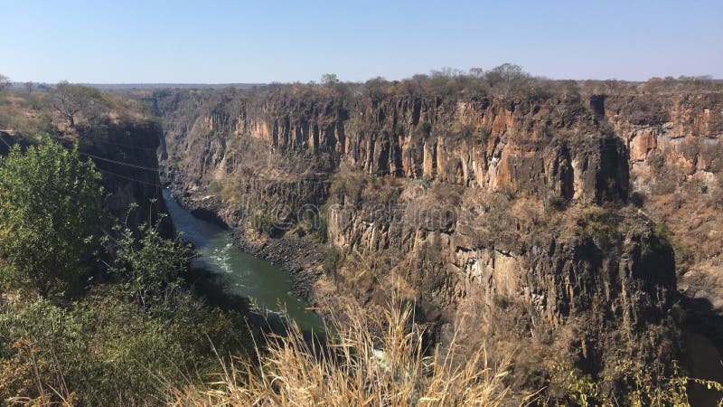 Victoria falls gorge stock image. Image of gorge, victoria - 173353925