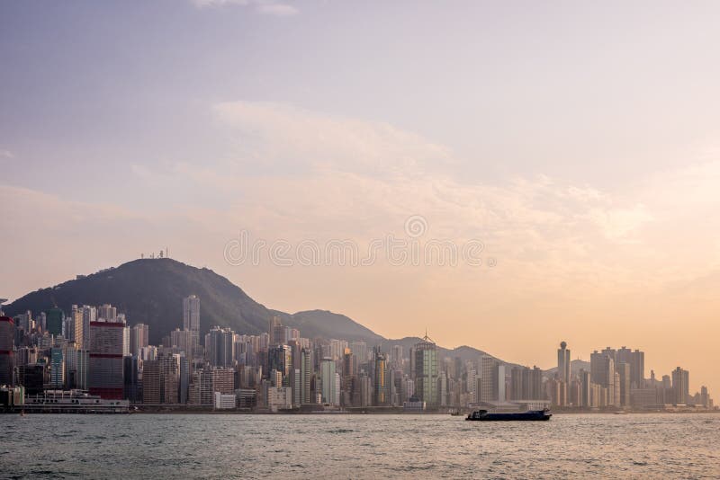 Victoria Harbour View editorial image. Image of asian - 69231710