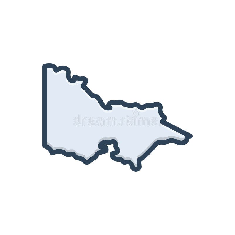 Victoria State Map Stock Illustrations – 1,006 Victoria State Map Stock ...