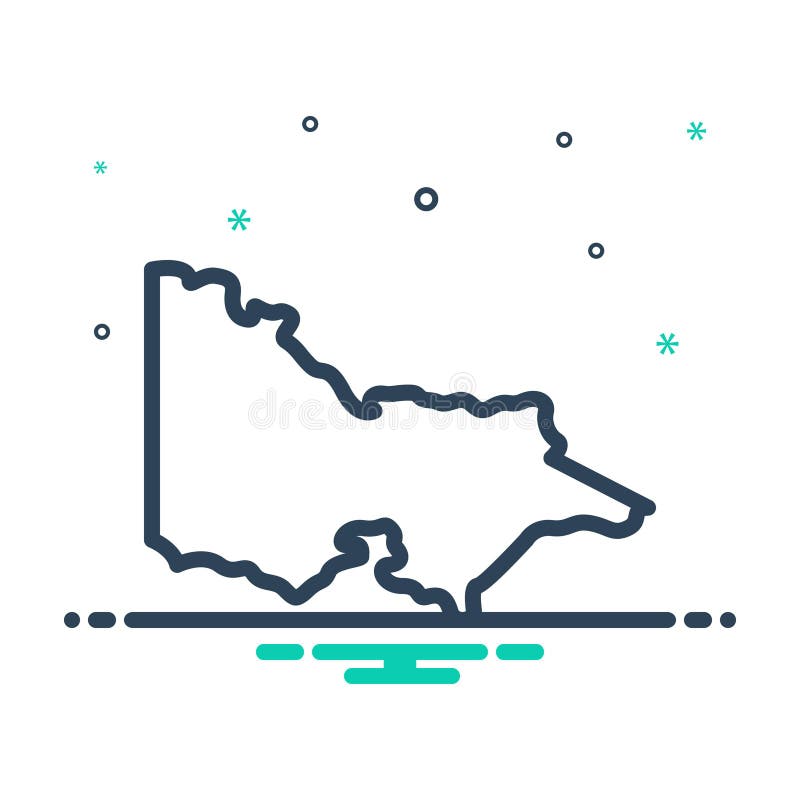 Victoria State Map Stock Illustrations – 1,006 Victoria State Map Stock ...