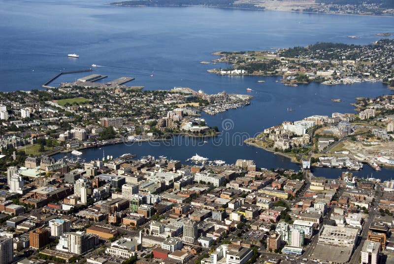 Victoria, Isla De Vancouver Foto de archivo - Imagen de nave, balsee ...