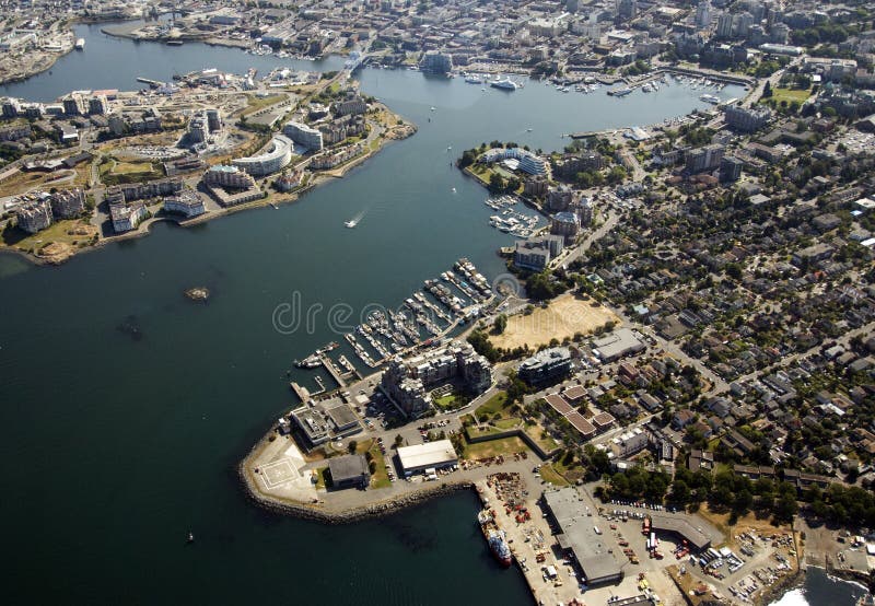 Victoria, Isla De Vancouver Foto de archivo - Imagen de nave, balsee ...