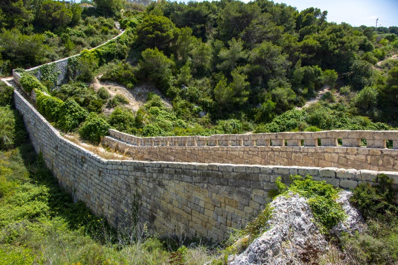 Victoria Lines Fortification Walls Stock Image - Image of view ...