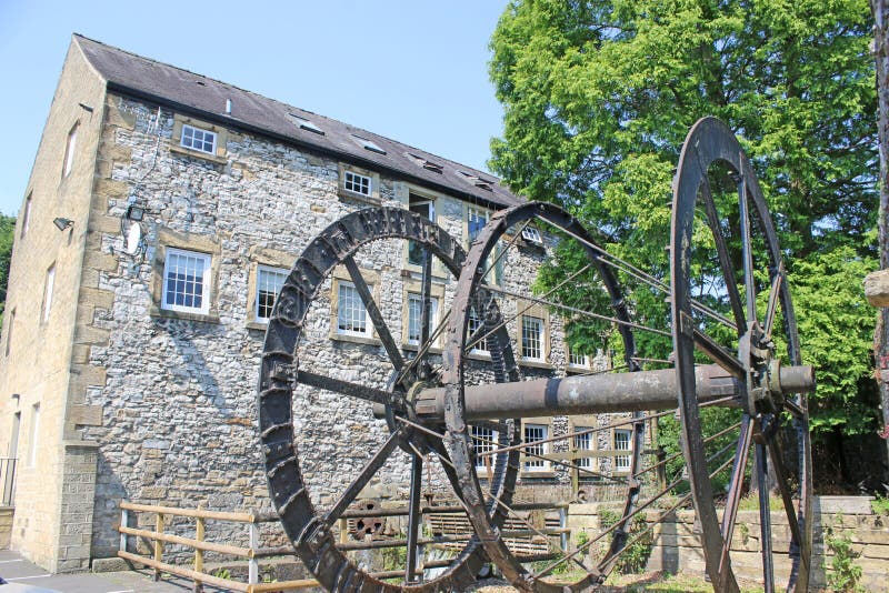 Victoria Mill Water Wheel imagen de archivo. Imagen de waterwheel ...