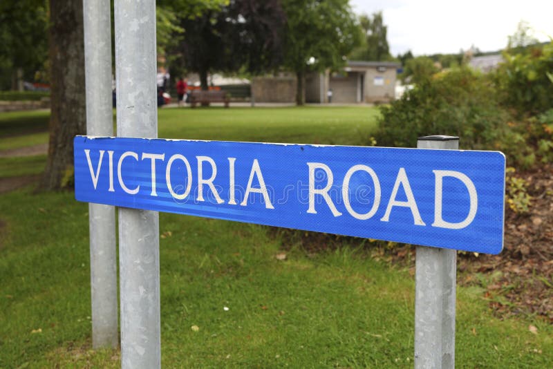Victoria road stock photo. Image of street, text, road - 22975278