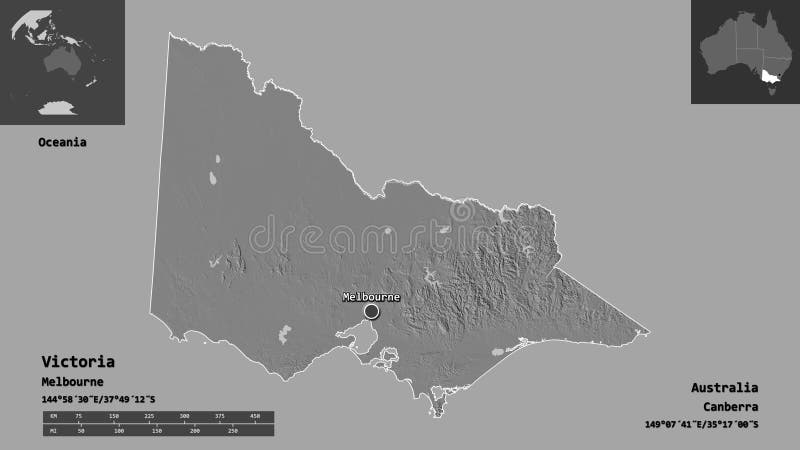 Victoria State Map Stock Illustrations – 1,006 Victoria State Map Stock ...