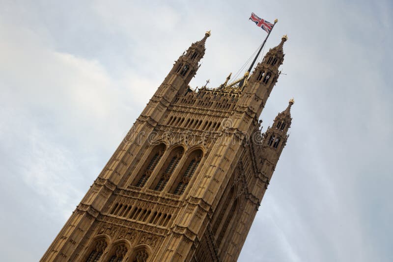 Victoria Tower in London stock image. Image of palace - 18762877