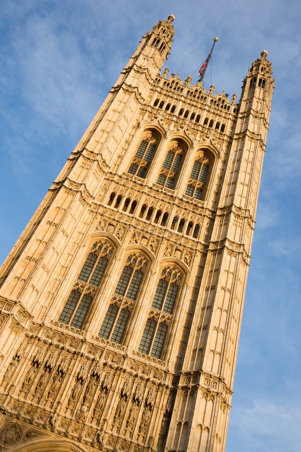 Victoria Tower of House of Parliament Stock Image - Image of london ...