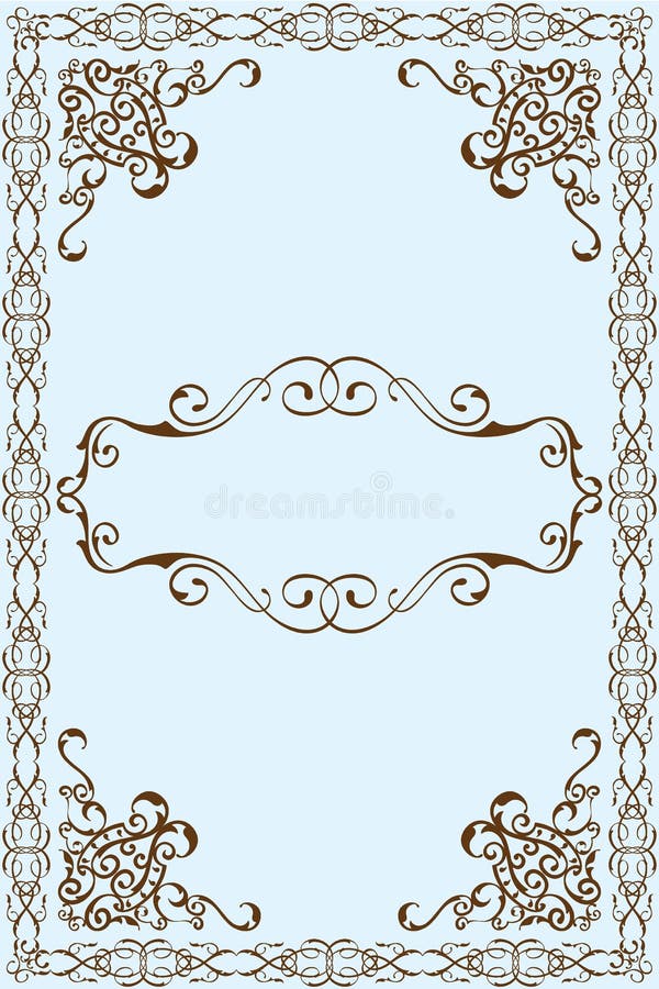 Victorian art frame stock vector. Illustration of frame - 49340091
