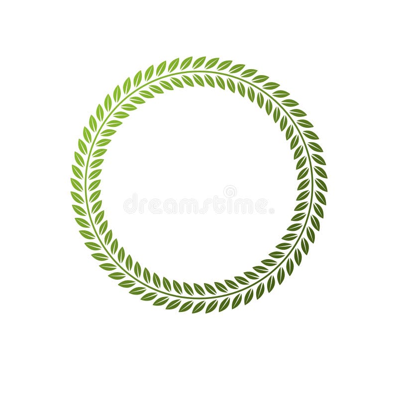 Circular Frame Green Leaf Stock Illustrations – 7,016 Circular Frame ...