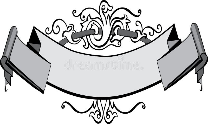 Victorian banner stock vector. Illustration of stain, antique - 7647770