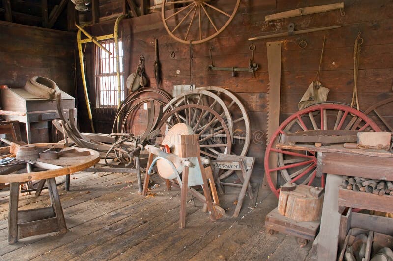 Old Blacksmith Shop stock photo. Image of industrial - 29163824