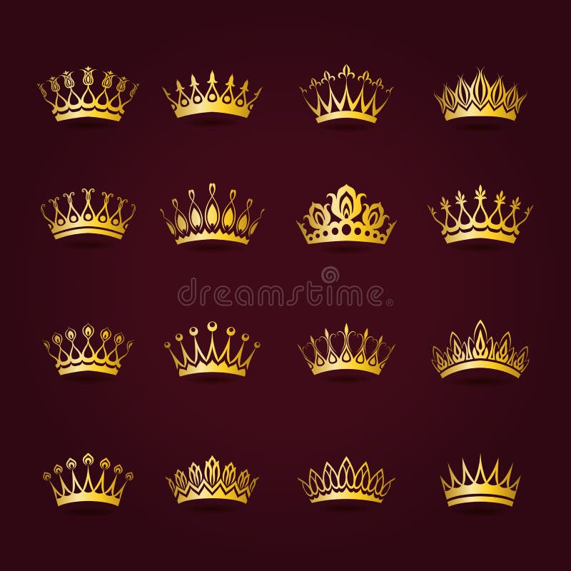 Crown stock vector. Illustration of design, element, coronet - 17330093
