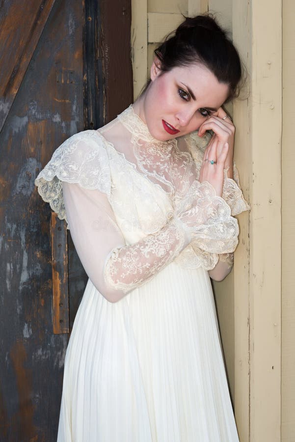 Victorian dress stock image. Image of modest, female - 35555635