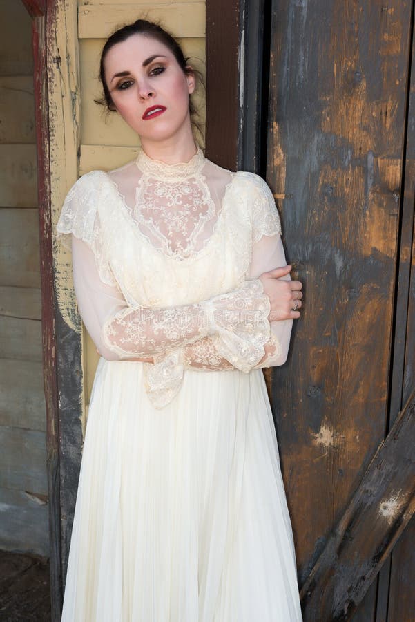 Victorian dress stock photo. Image of girl, modesty, brunette - 35555814