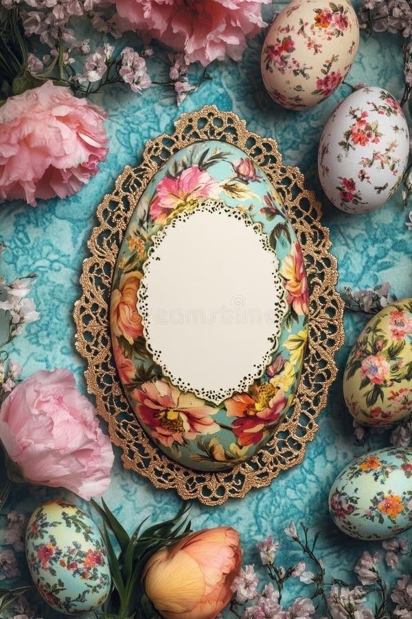 Victorian Easter Decor stock image. Image of traditional - 359996613