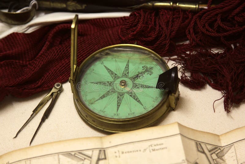 Victorian Era Compass stock photo. Image of compasses - 16750388