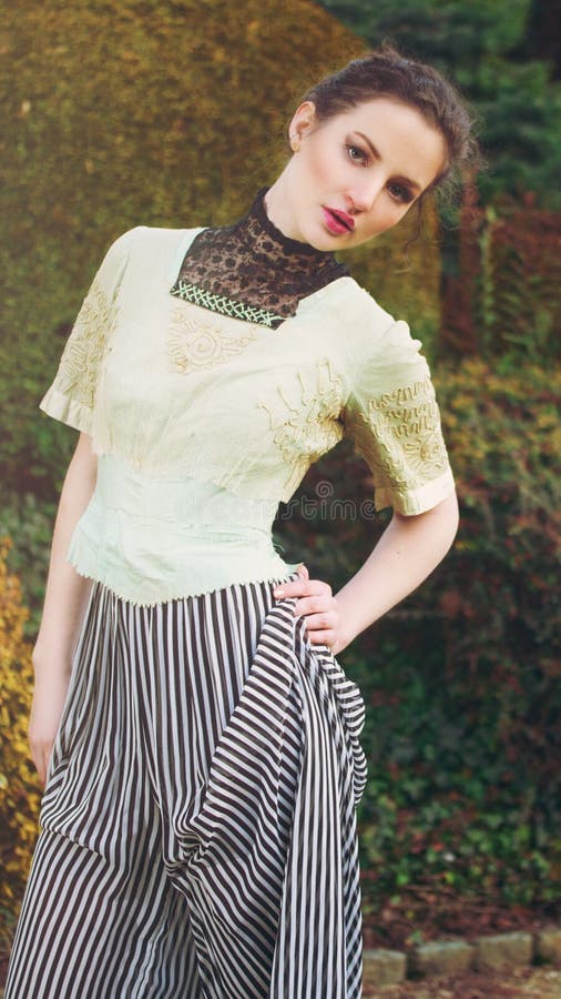 Victorian stock photo. Image of look, material, model - 37878598