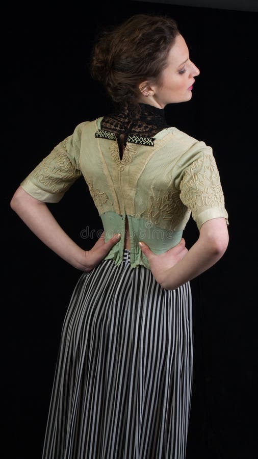 Victorian stock image. Image of model, period, material - 68490843