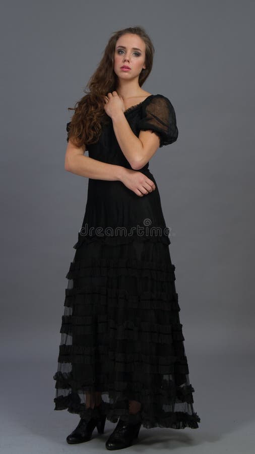 Victorian stock photo. Image of high, hair, pretty, elegant - 68494554