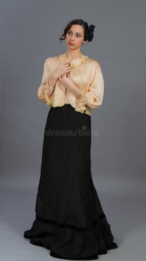 Victorian stock photo. Image of fashion, model, lace - 68494900