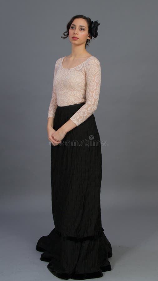 Victorian stock image. Image of fashion, formal, model - 68495545