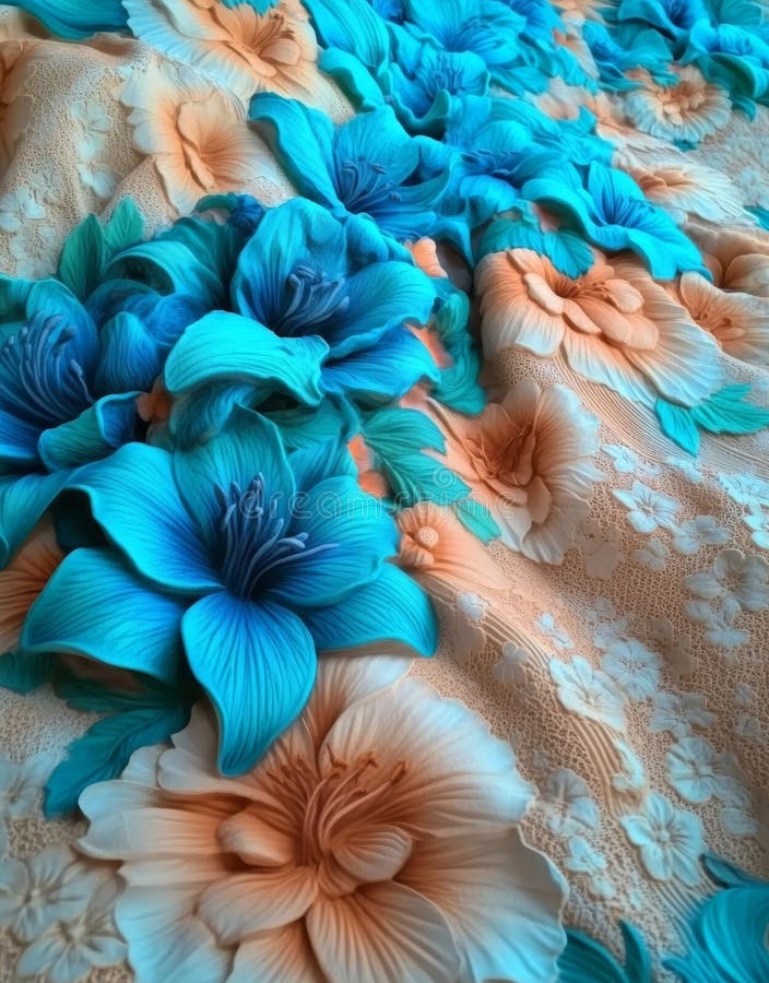 Victorian Flower Motifs in a Seamless Pattern, Echoing the Style of William Morris Stock Image ...