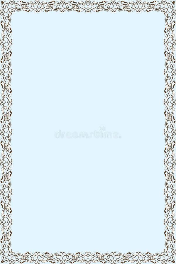 Victorian frame stock vector. Illustration of curl, acanthus - 31327599