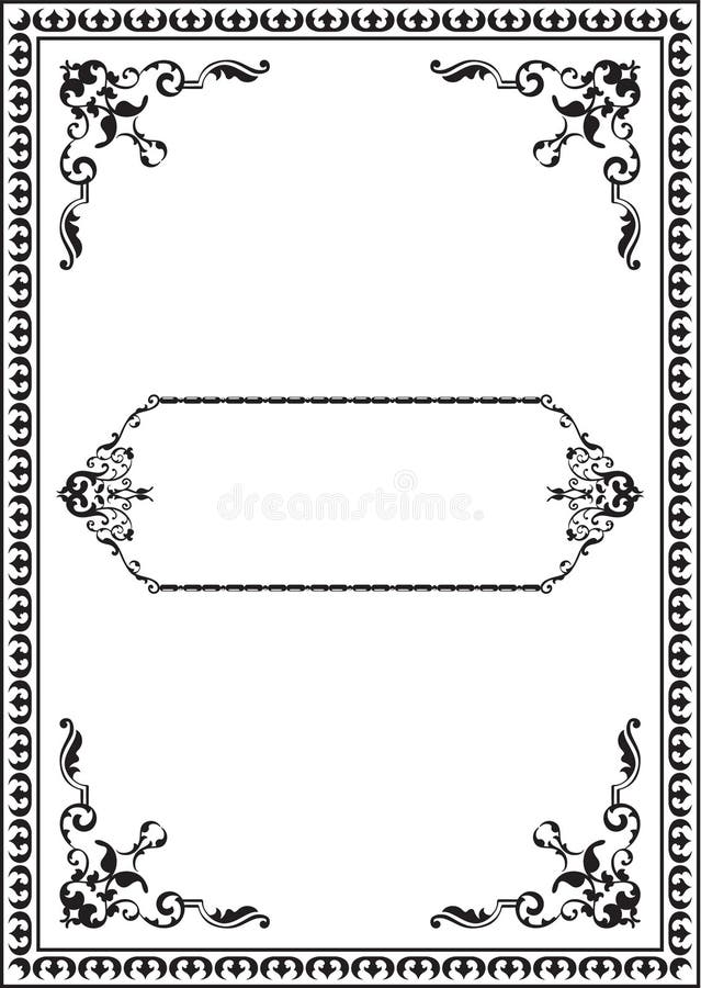 Victorian frame stock illustration. Illustration of design - 39013151