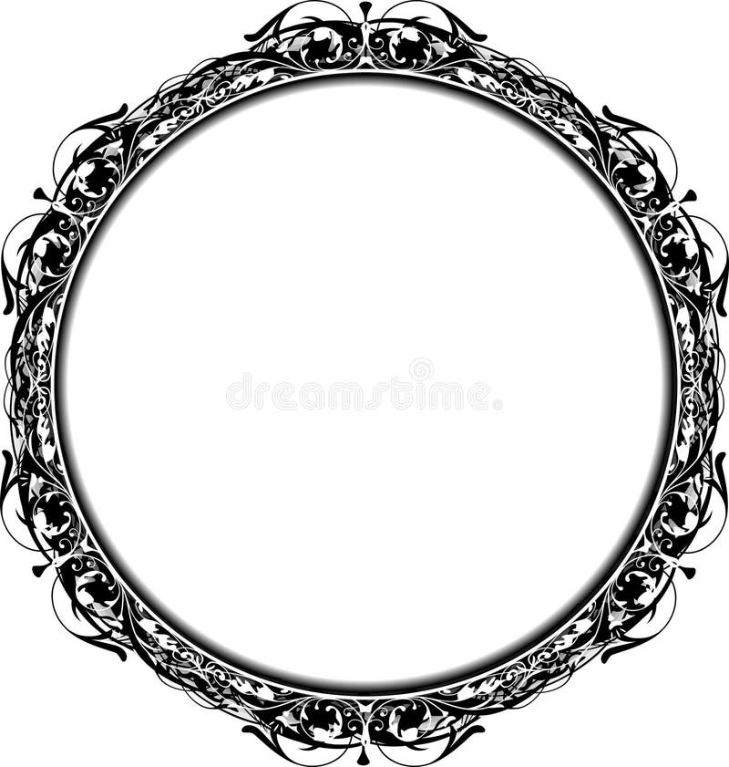 Victorian Border Circle 124 Victorian Border Frame Stock Photos,