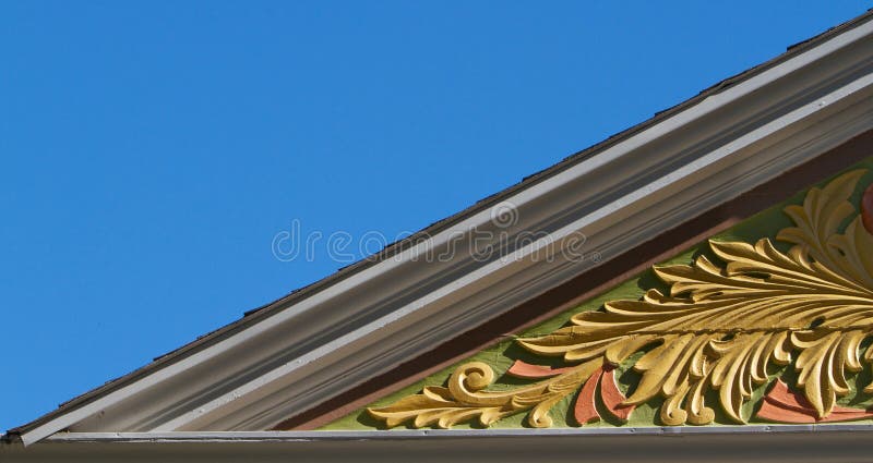 Victorian Home woodwork stock image. Image of wood, sunny - 16041405