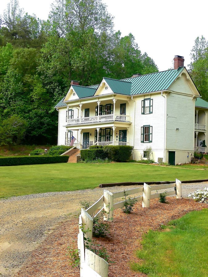 Victorian Hotel and Street Scene Stock Image - Image of antique ...
