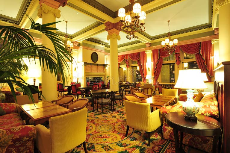 Victorian hotel lobby stock photo. Image of interior, lighting - 8765124
