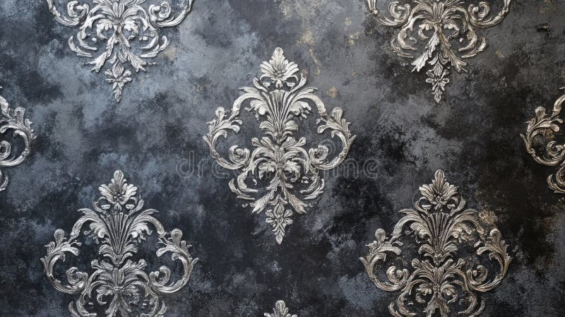 Victorian Lace Patterns, Sophisticated Silver Gothic-style Pattern with ...
