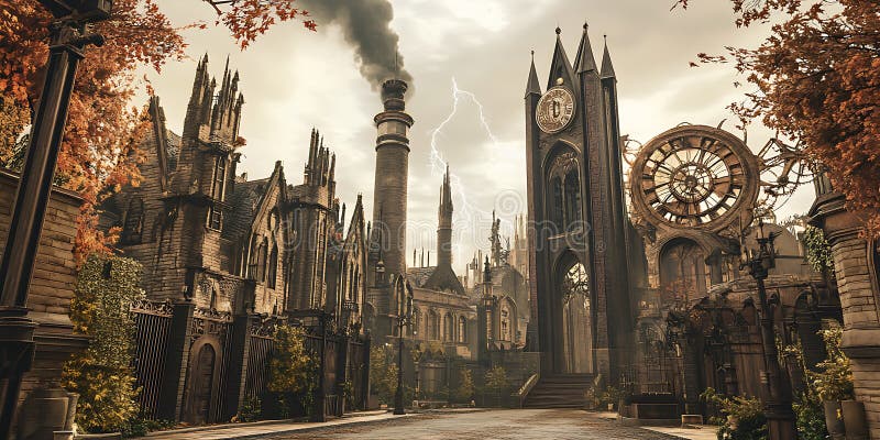 Victorian Gothic Revival Wallpaper Stunning Vivid Fine Art Print,