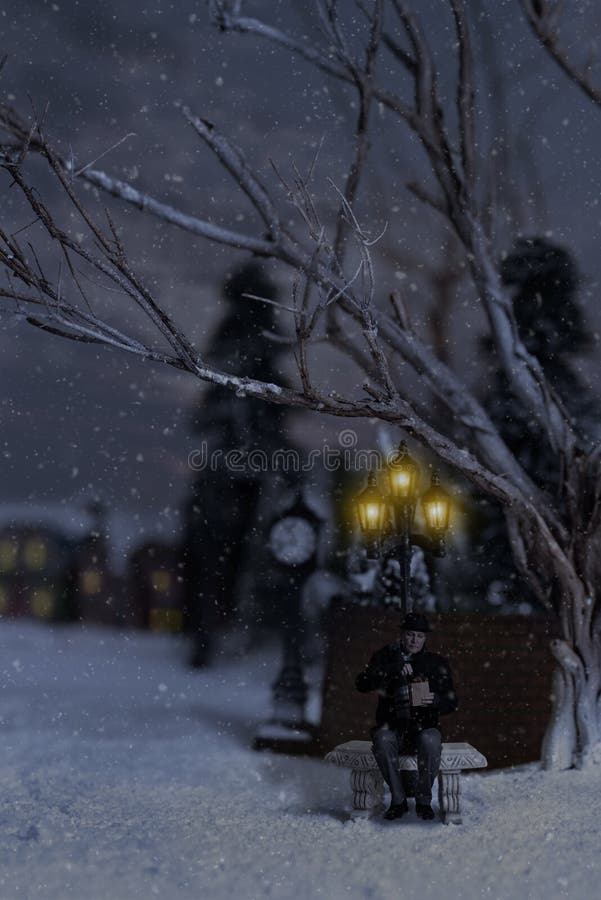 Victorian Man Eating Chestnuts Sitting on Stone Bench Stock Image ...