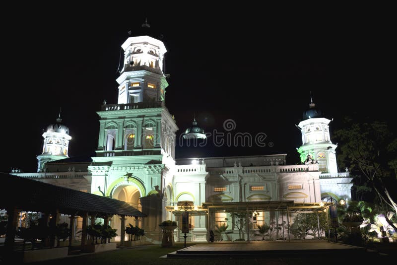 Victorian Mosque at Night stock image. Image of mosque - 6811081